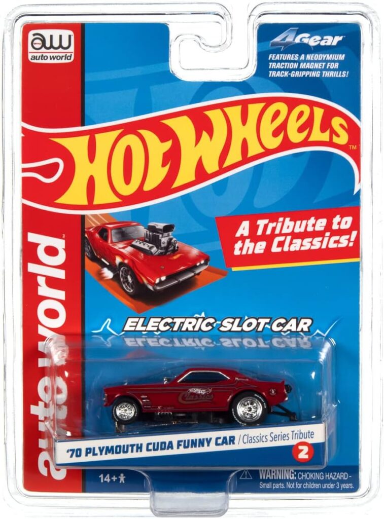 Auto World Hot Wheels Classics 4Gear - 1970's Plymouth Cuda HO Scale ...